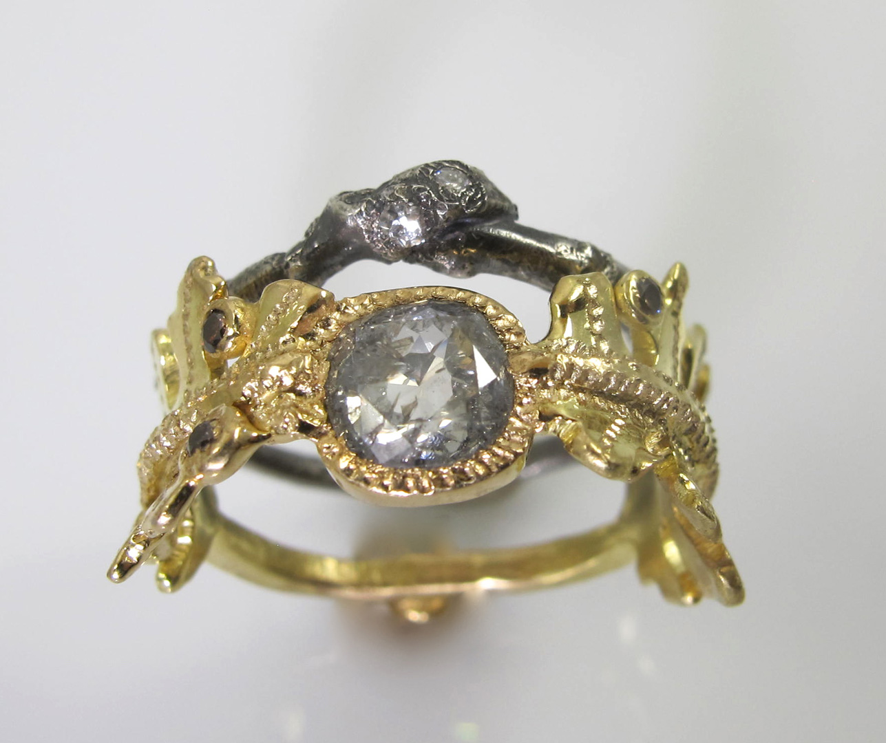 feminine diamond ring | Ataumbi Metals